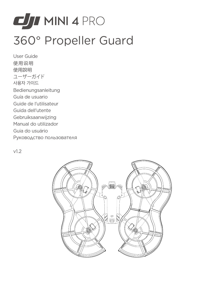 DJI Mini 4 Pro Propeller Guard User Guide Multi | PDF | Vehicles | Aviation