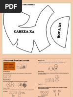 Moldes de Titeres | PDF | Color
