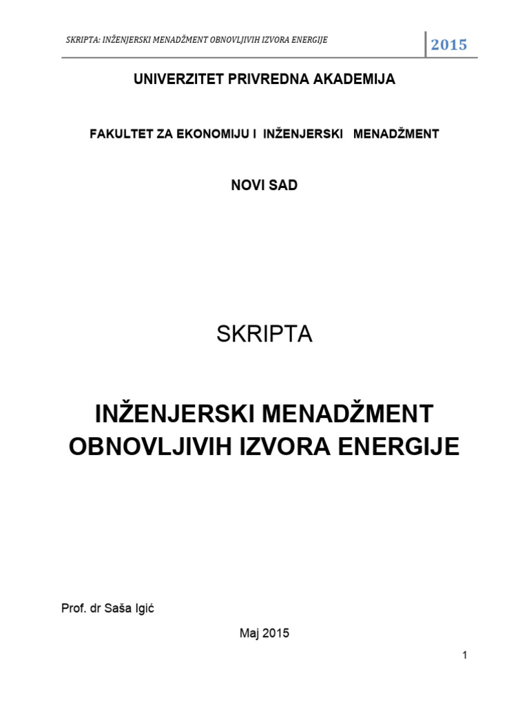 Skripta OIE | PDF