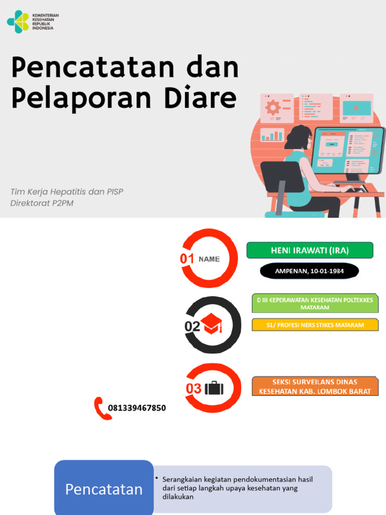 Pelaporan & Pencatatan Data Diare 2022-2024 | PDF