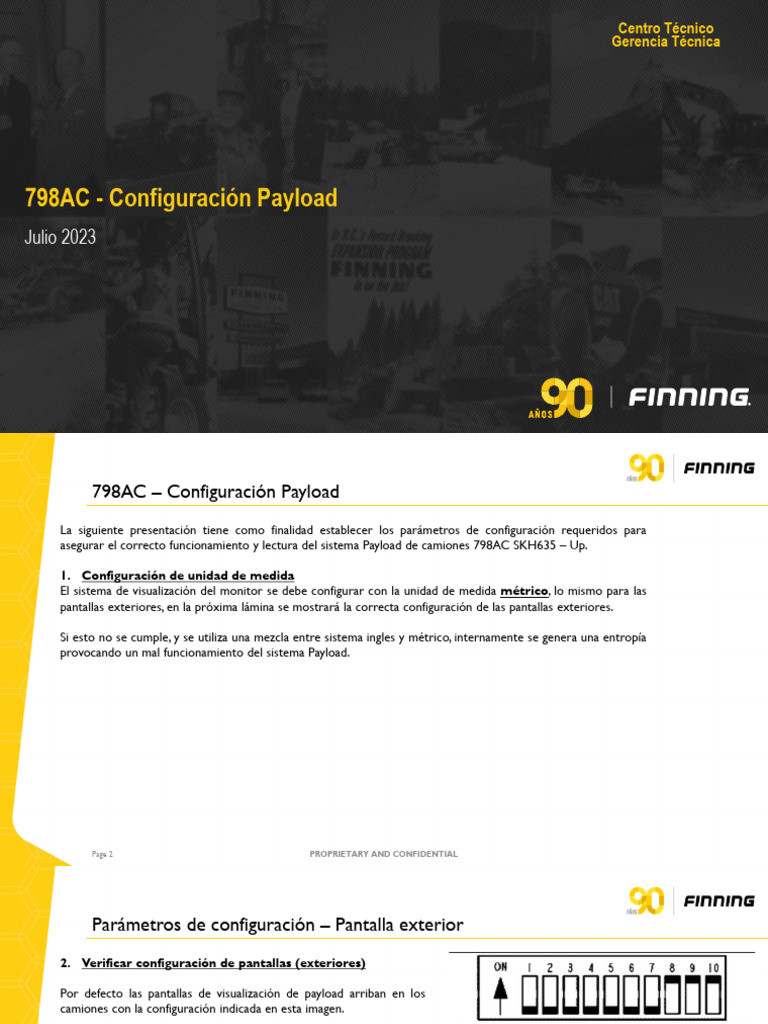 798AC - Configuración Payload | PDF | Calibración | Informática
