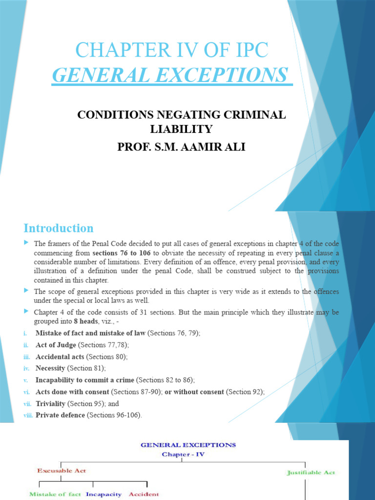 Conditions Negating Criminal Liability | PDF | Insanity Defense | Mens Rea