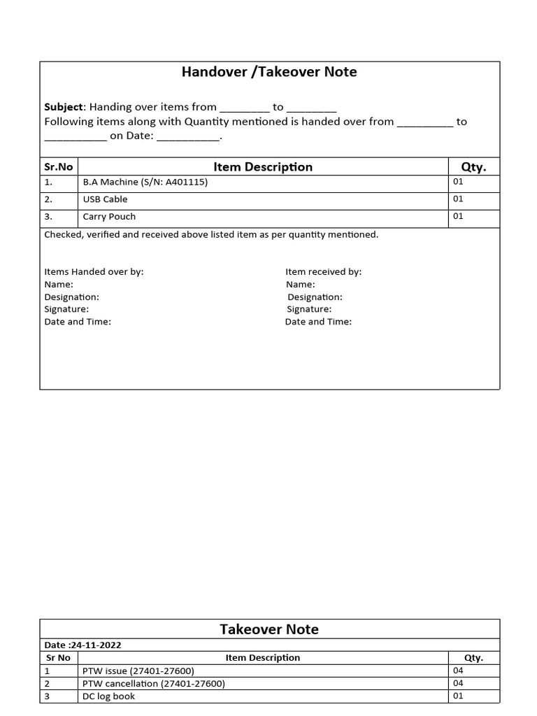 Handover and Takeover | PDF | Computer Engineering | Computing