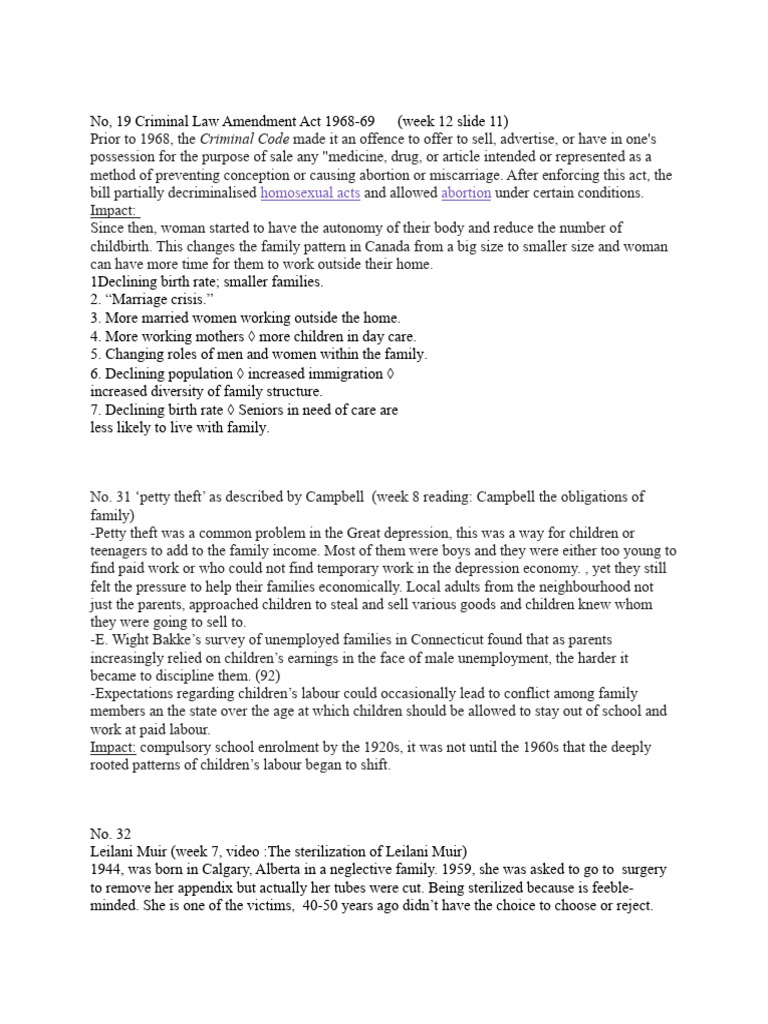 History Final Exam | PDF | Family | Theft