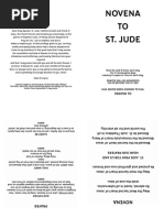 Miracle Novena To St. Jude - (Prayer That Never Fails) | PDF | Intercession | Prayer