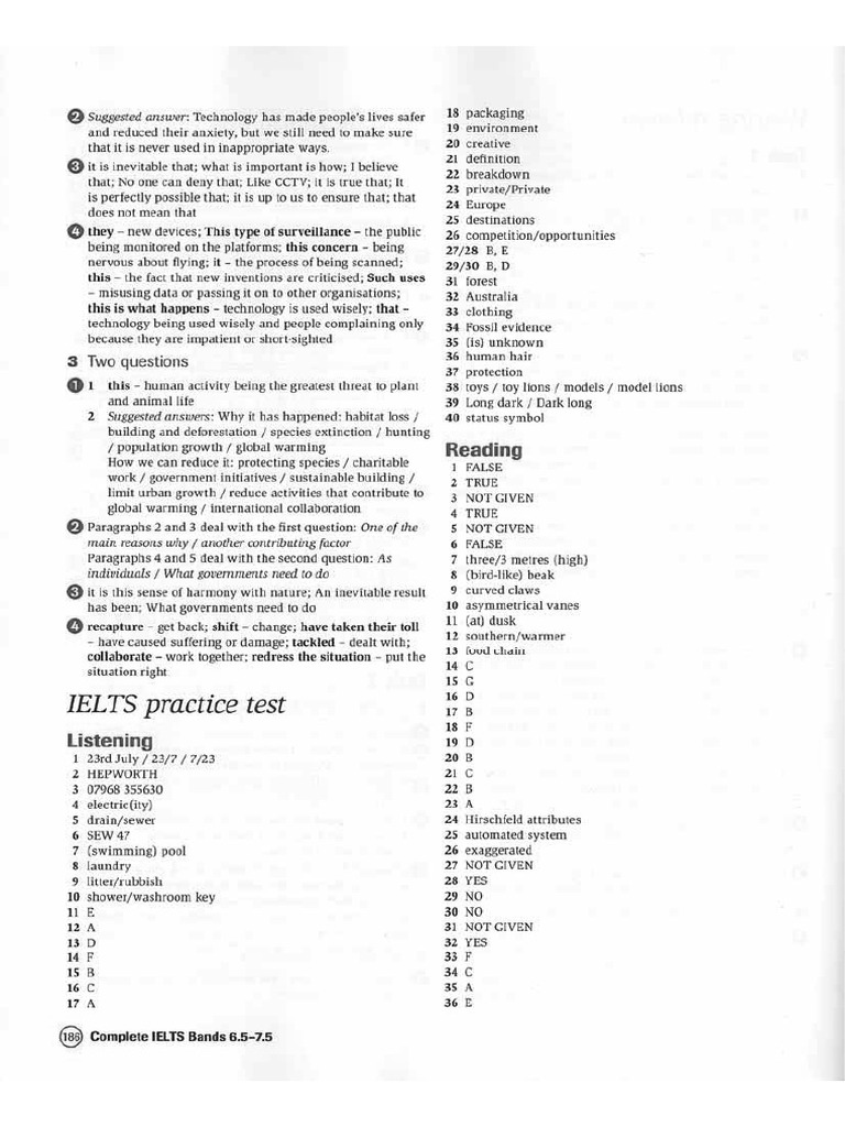 Mock 1 - Answers | PDF