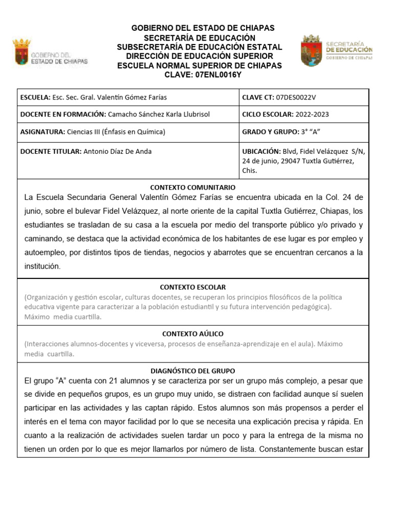 Formato Planeación Contextualizada - Leaq - 2023 | PDF | Evaluación ...