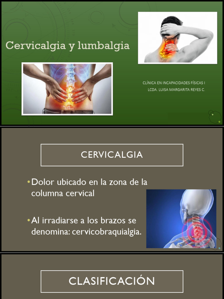 Clase Columna y Hombro | PDF | Hombro | Dolor lumbar