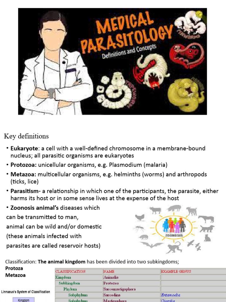 Intro Parasitology 1lecture | PDF | Parasitism | Protozoa