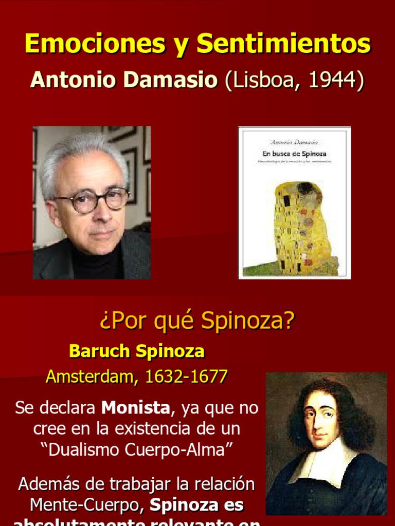 Damasio - Emociones y Sentimientos | PDF | Las emociones | Pensamiento