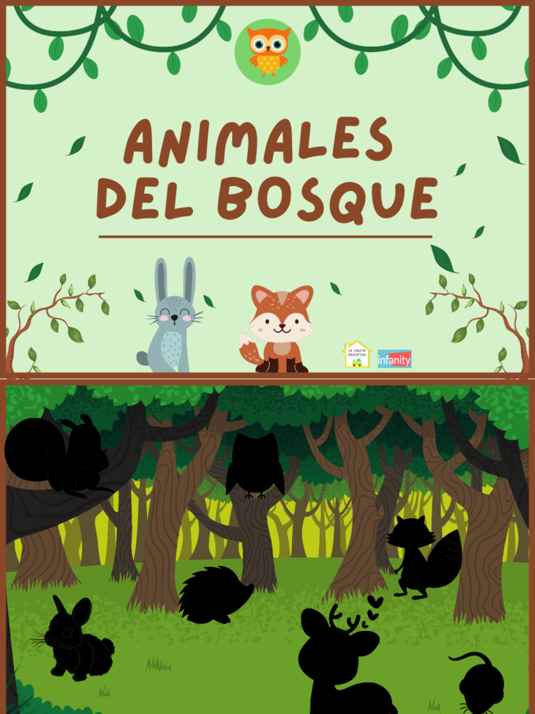 Animales Del Bosque - Infanity & La Casita Educativa | PDF