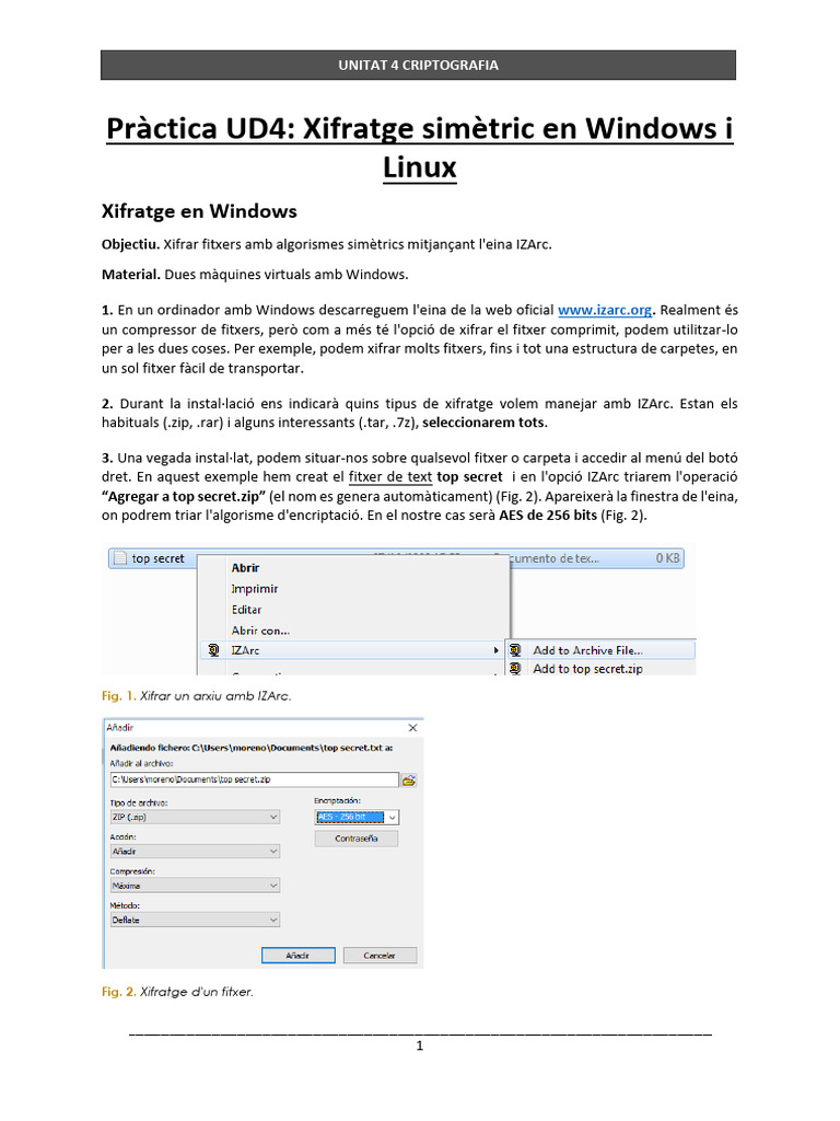 P11 - Xifratge Simètric | PDF