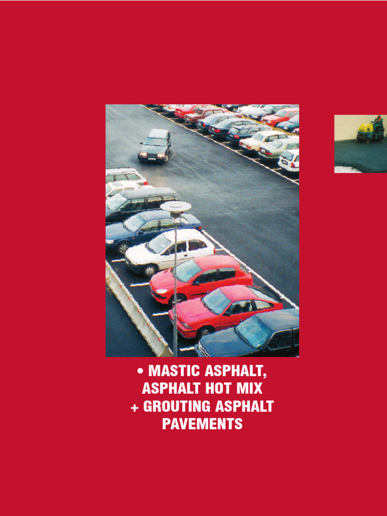 Mastic Asphalt, Asphalt Hot Mix + Grouting Asphalt Pavements | PDF ...