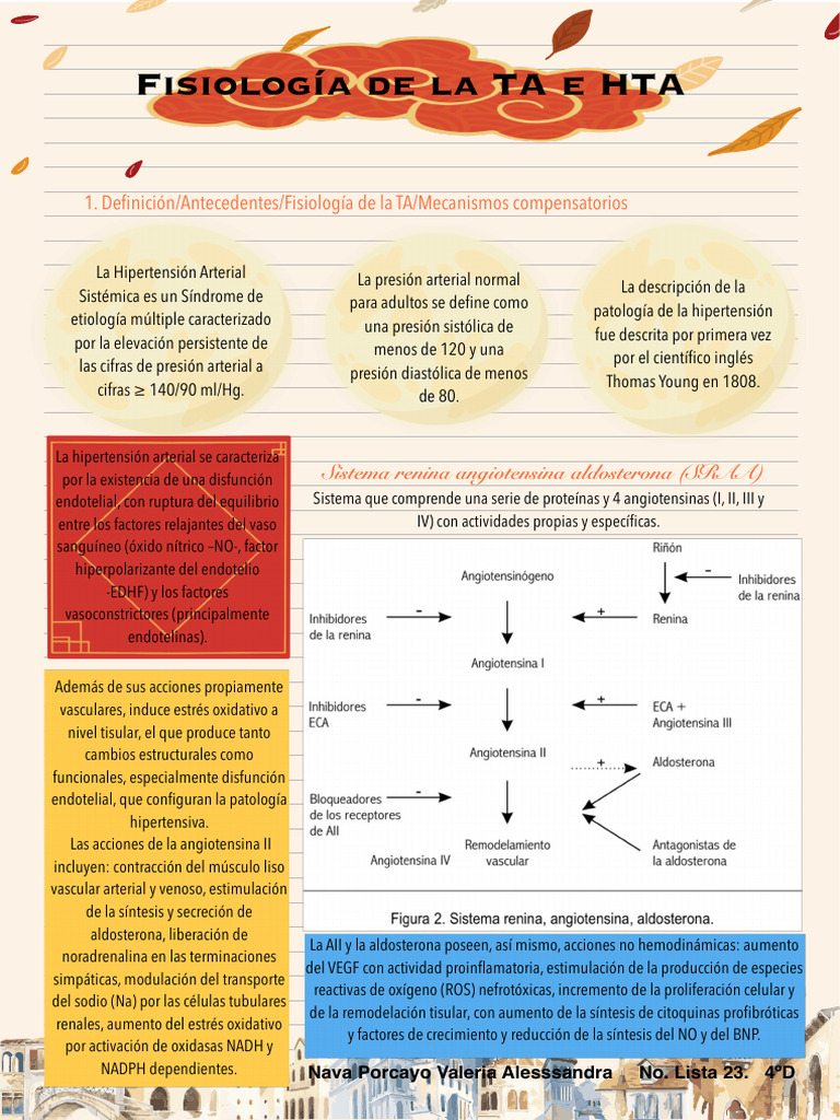 Fisiología de TA e HTA | PDF | Hipertensión | Angiotensina