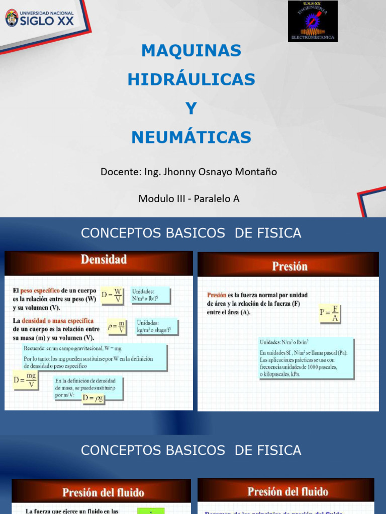 Clase 3 Maquinas Hidraulicas - Compressed | PDF