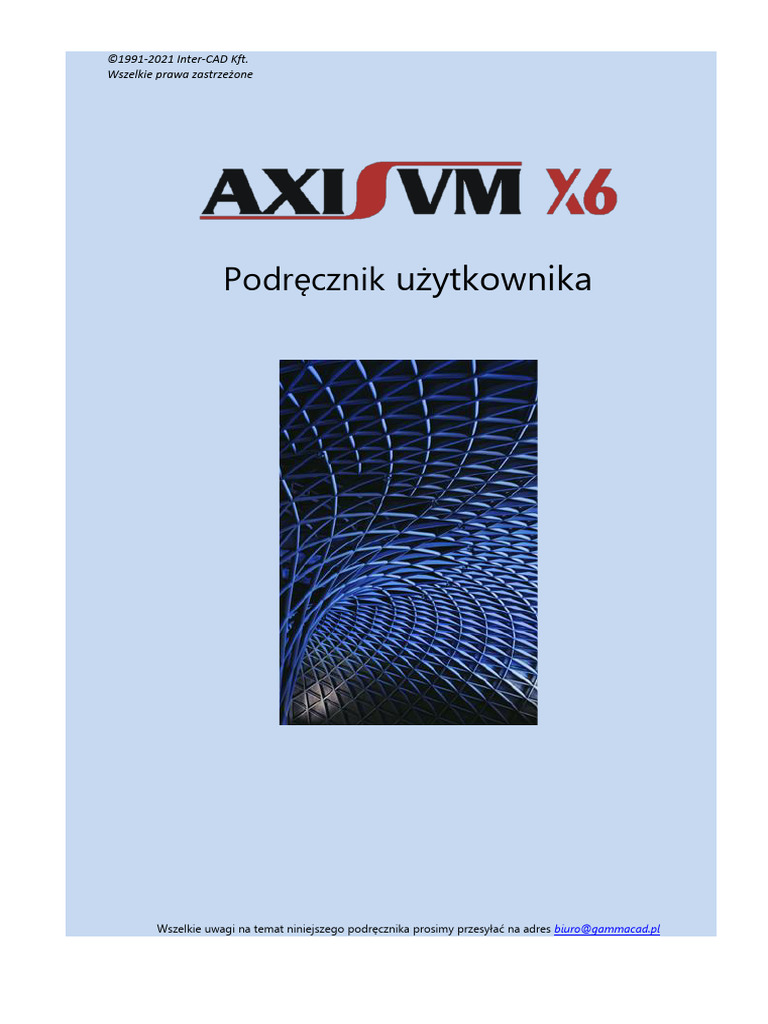 Axisvm X6 Podrecznik Pdf