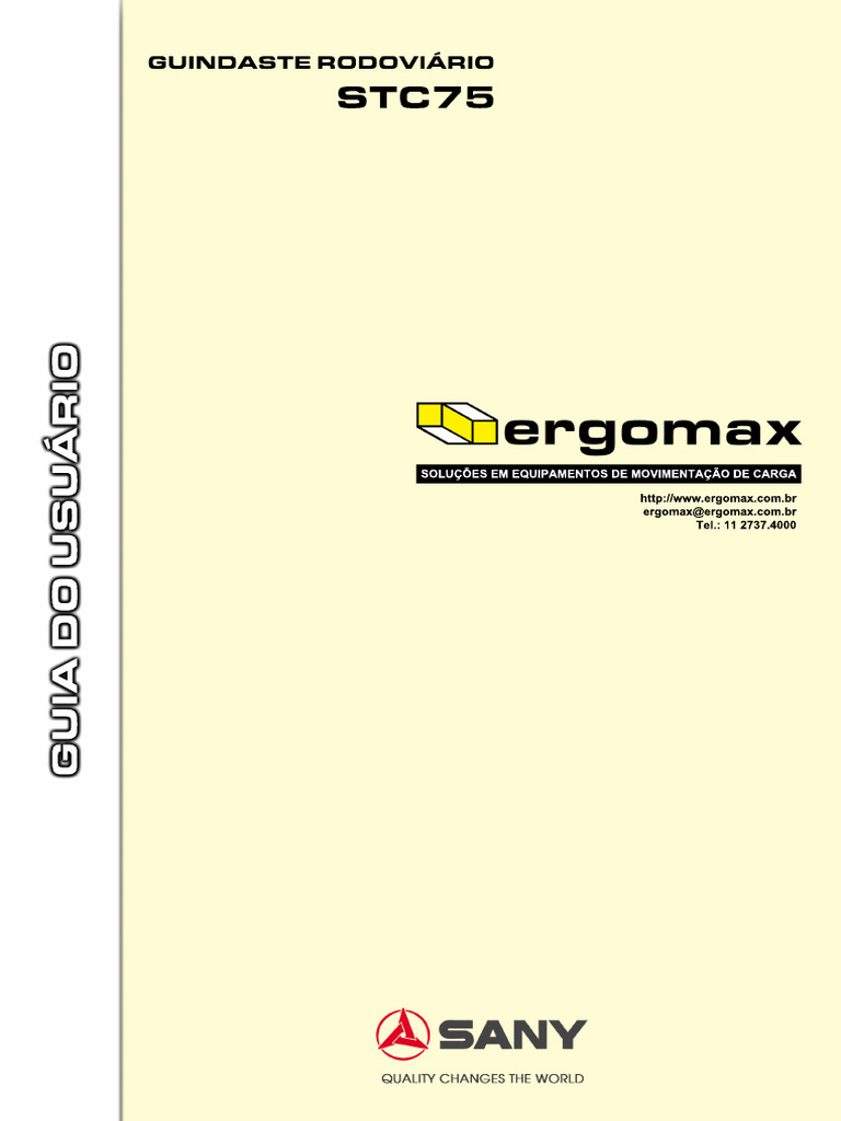 Stc75 - Guia Do Usuario | PDF | Motores | Guindaste (máquina)