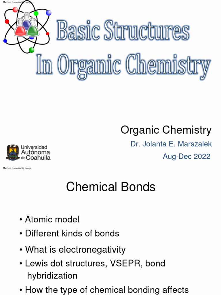 02 Basic Structures 2022 | PDF | Chemical Bond | Covalent Bond