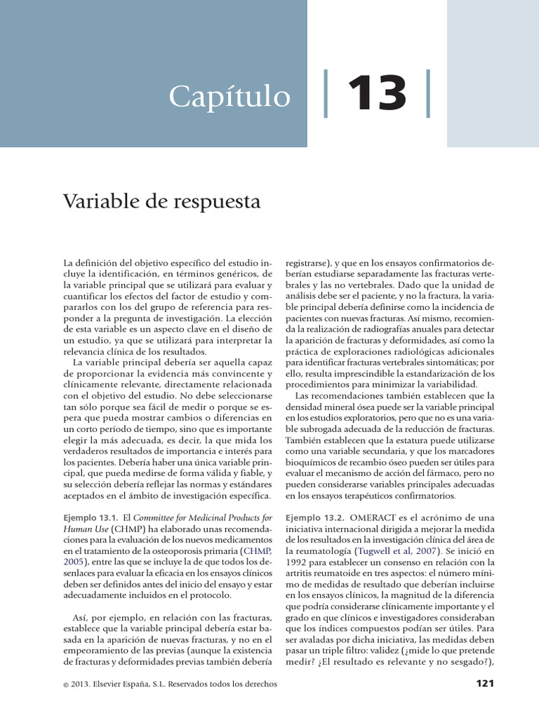 T5.1. Variables de Respuesta | PDF | Ensayo clínico | Estatinas