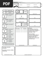 Artificer Character Sheet 5e | PDF