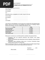Contoh Informed Consent | PDF