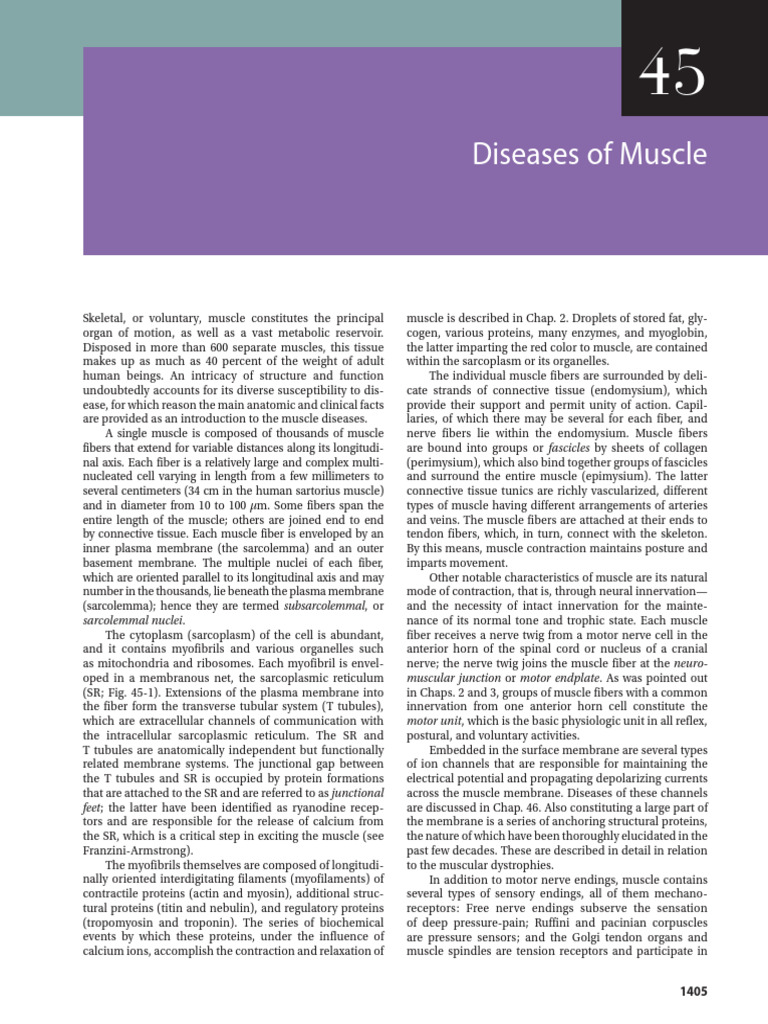 Adams and Victor Disease of Muscle-2-25 | PDF | Skeletal Muscle ...