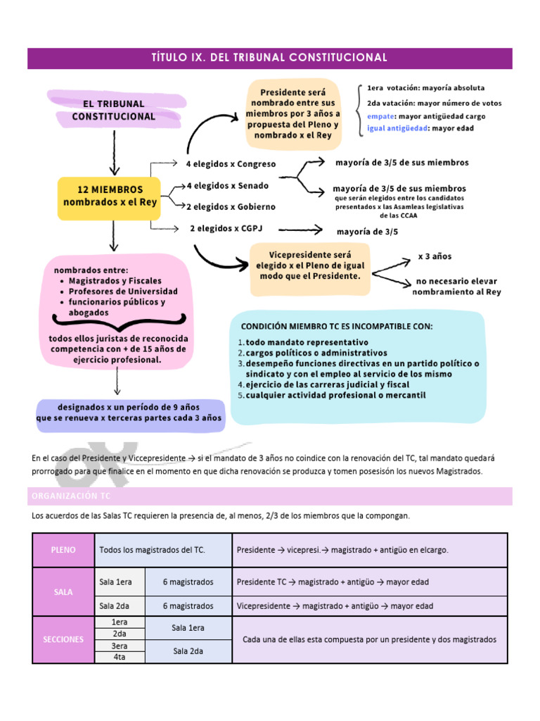 EL TRIBUNAL CONSTITUCIONAL | PDF | Ley Pública | Gobierno