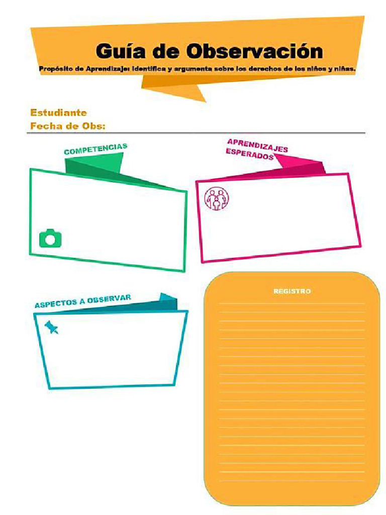 GUIA DE OBSERVACION | PDF GUIA DE OBSERVACION | PDF
