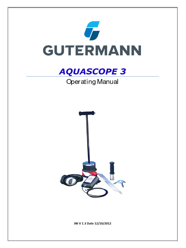 Aquascope 3 Manual V1 3 Inc Pmic - LG1 | PDF | Microphone | Headphones