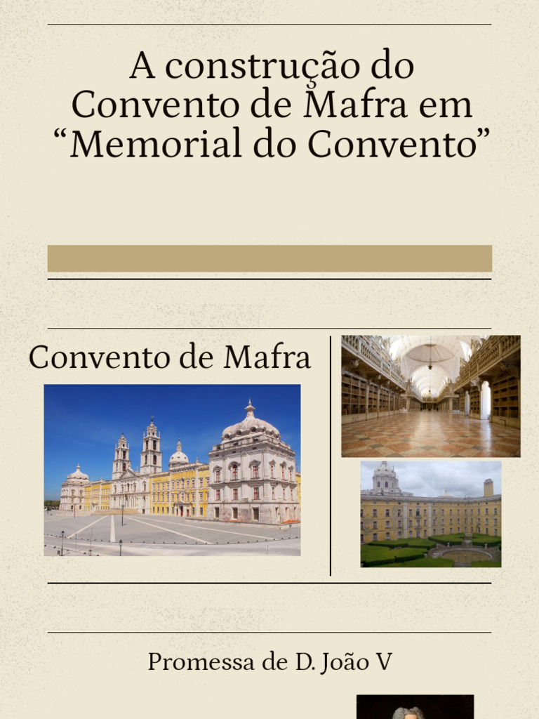 A Construção Do Covento de Mafra | PDF
