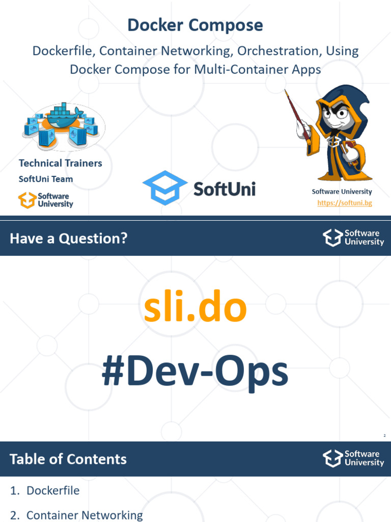 03 Docker Compose | Download Free PDF | Computer Network | Systems ...