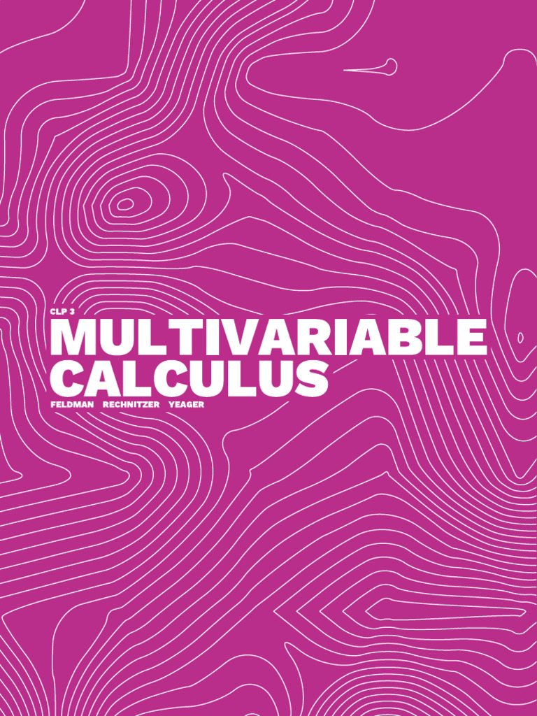 Multivariable Calculus Overview | PDF | Cartesian Coordinate System ...