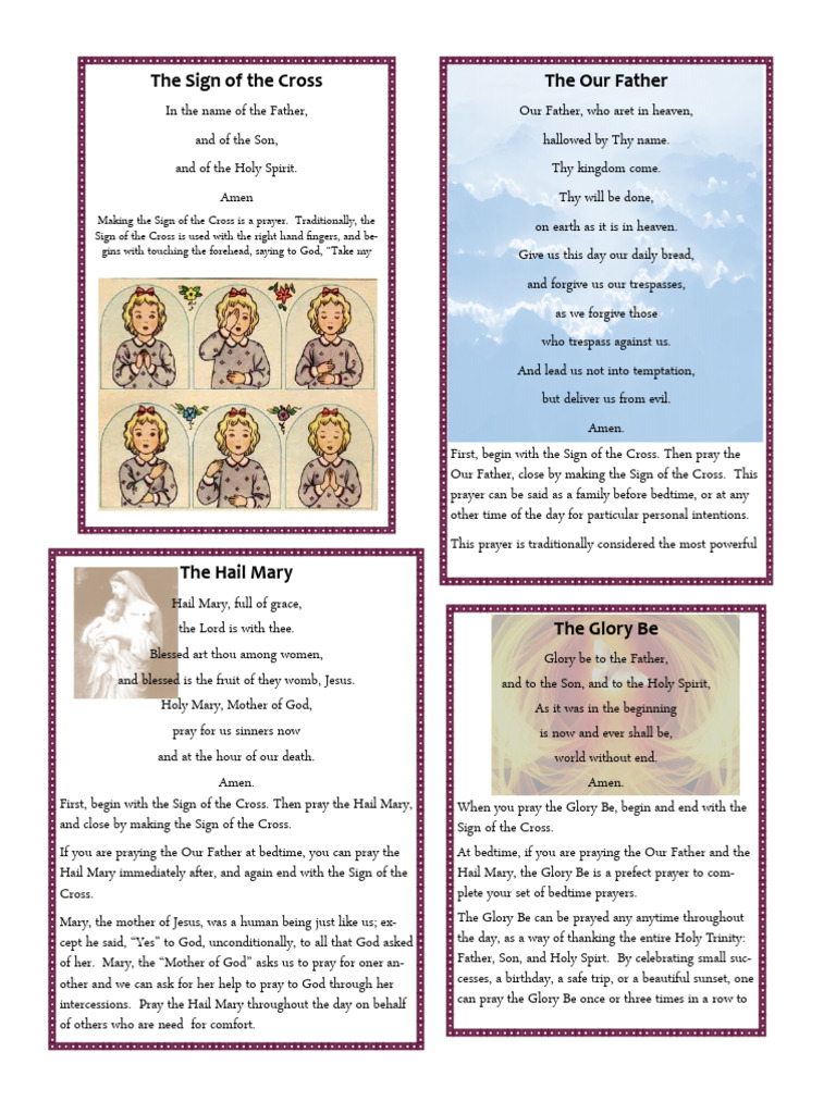 Prayers-for-Families-Basic-Vocal-Prayers | PDF