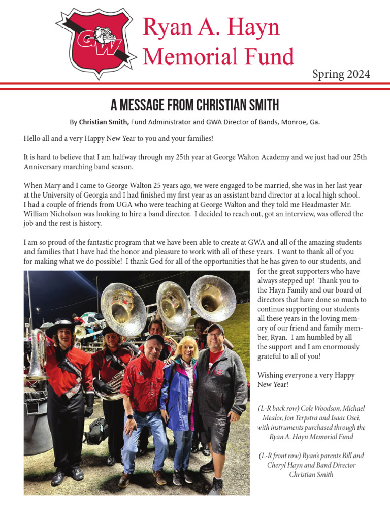 GWA Band's Legacy and Achievements | PDF | Marching Bands | Music