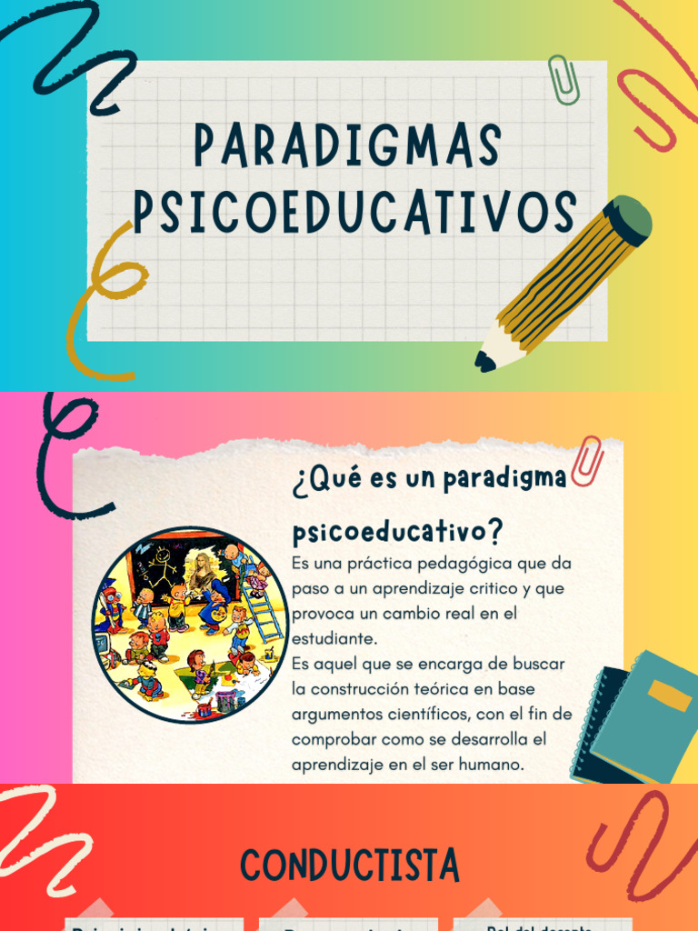 Paradigmas Psicoeducativos- Trabajo Colaborativo | PDF | Aprendizaje ...