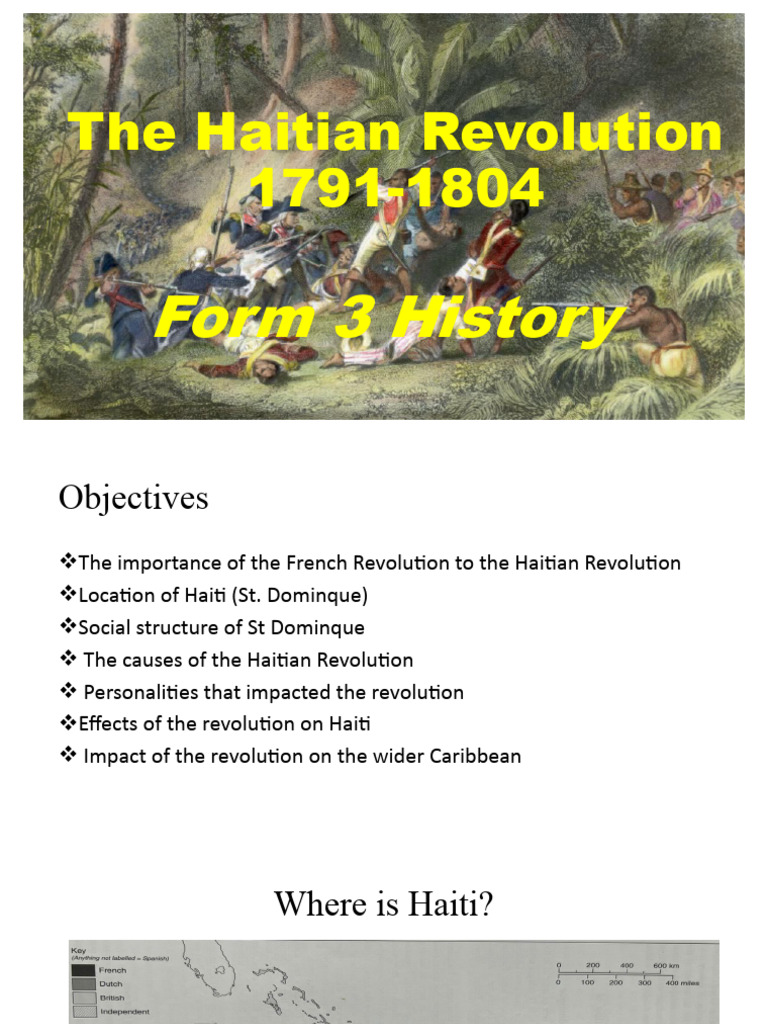 The Haitian Revolution | PDF | Slavery | Haiti
