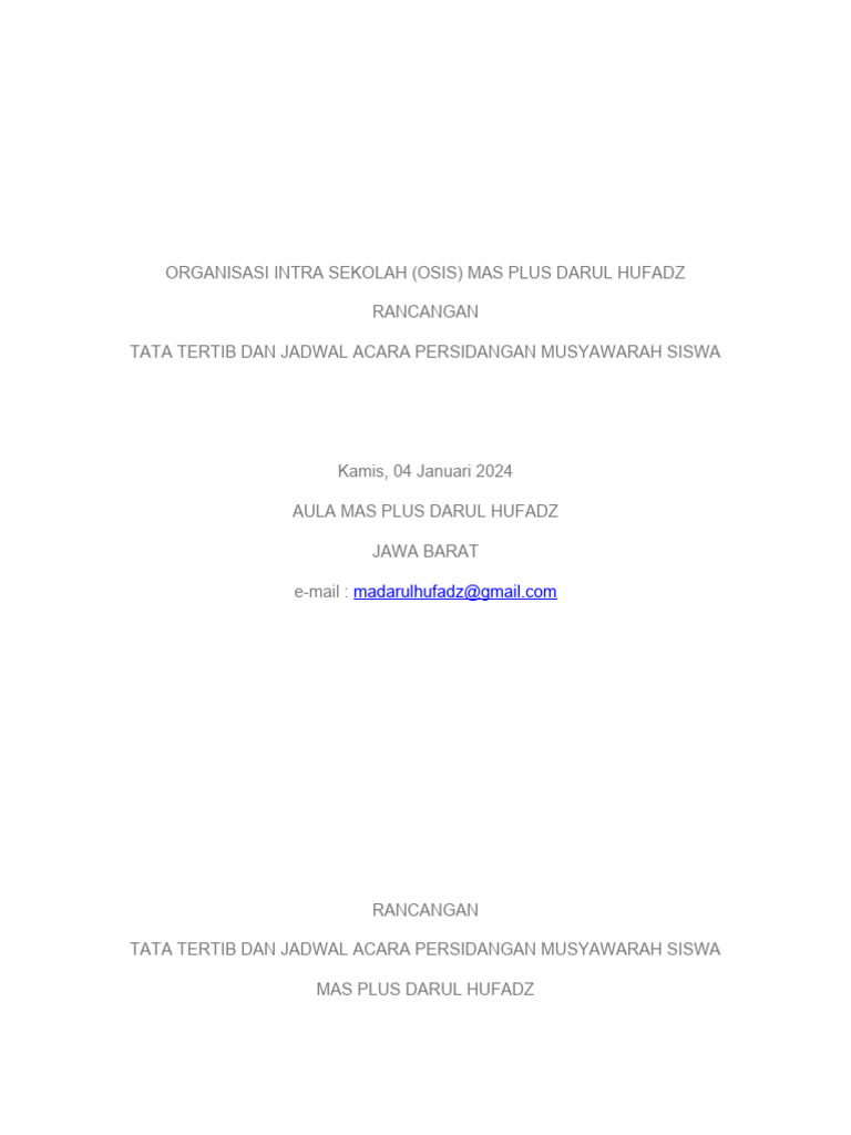 Tata Tertib Sidang Pleno | PDF