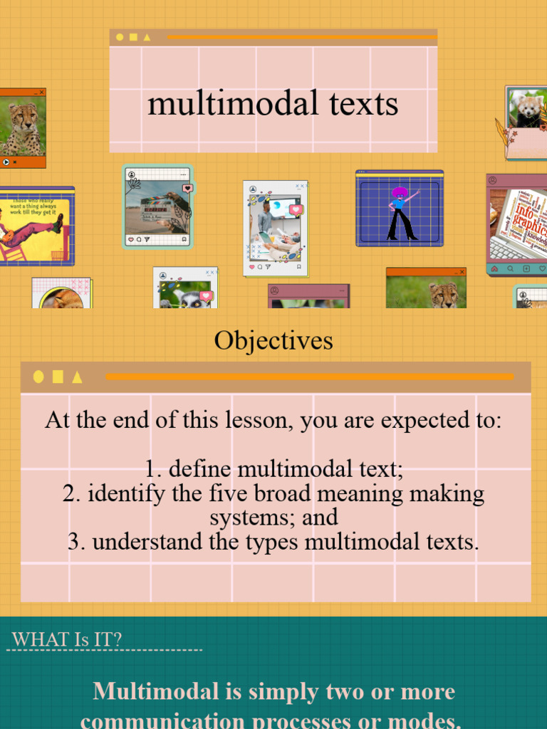 L4 - Multimodal Text | PDF