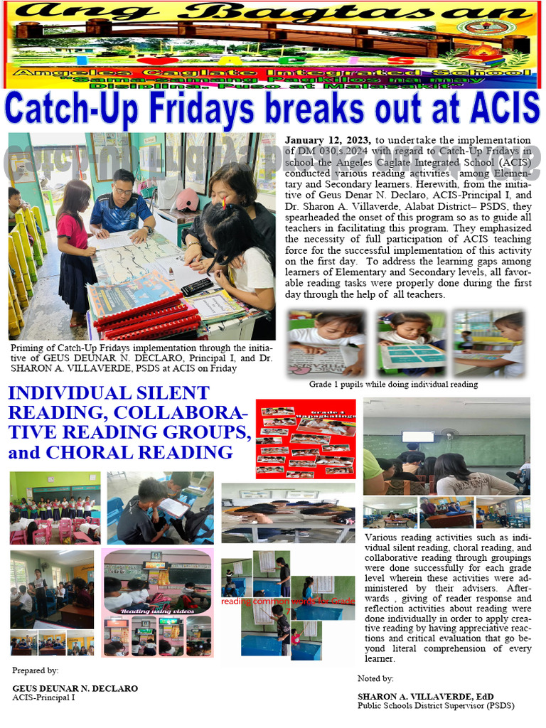 Catch-Up Fridays Final | PDF | Education Theory | Pedagogy