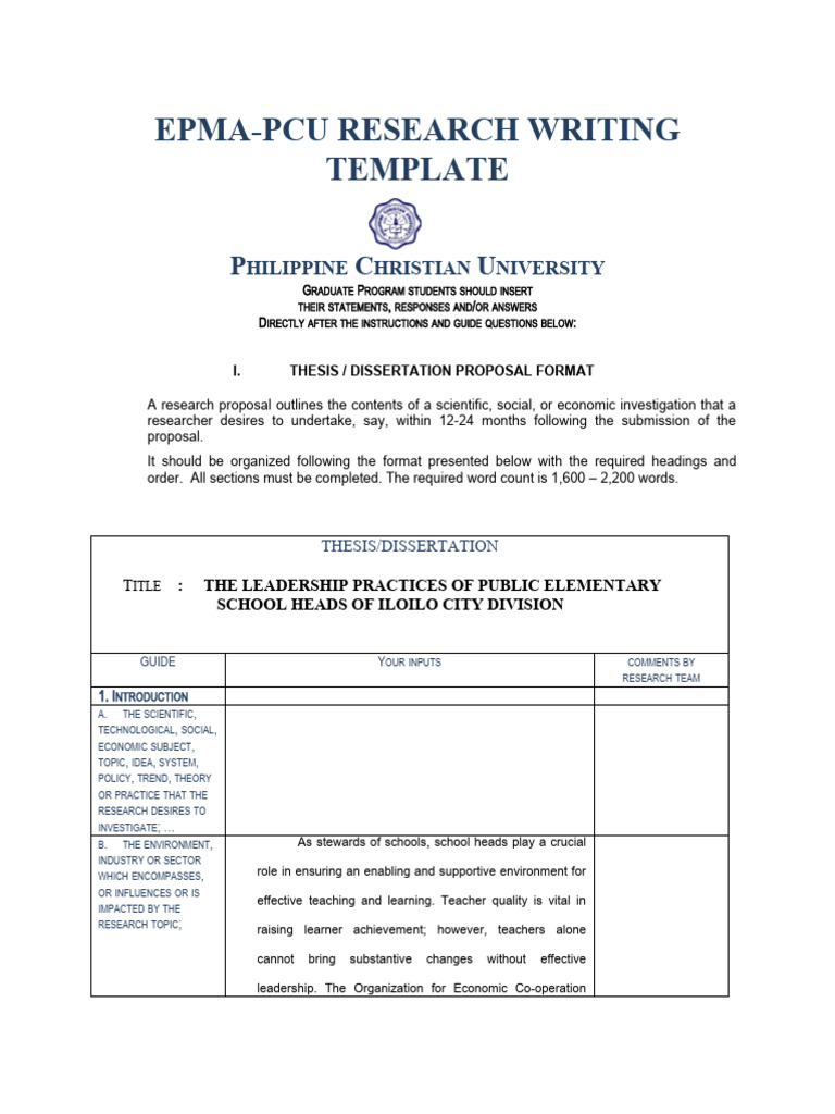 FINAL Dissertation TEMPLATE-Proposal | PDF | Qualitative Research ...