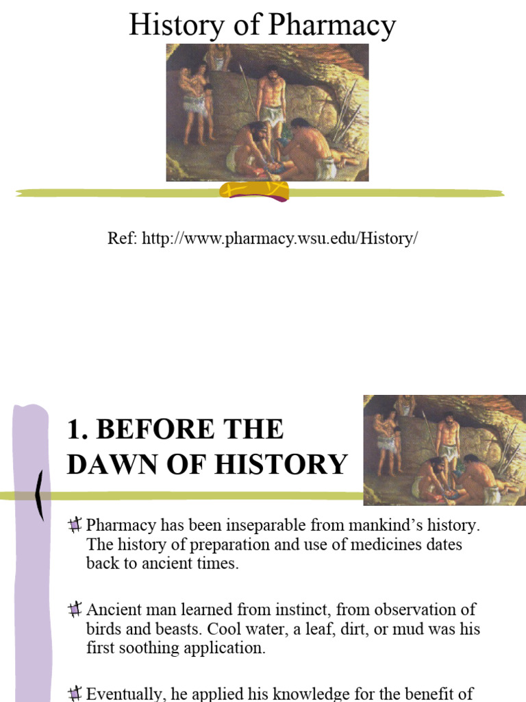 History of Pharmacy | PDF | Pharmacy | Pharmacist