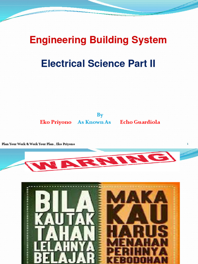 2 - BASIC ELECTRICAL Science 17 Jan 2024 | PDF | Electrical Resistance And Conductance | Electricity