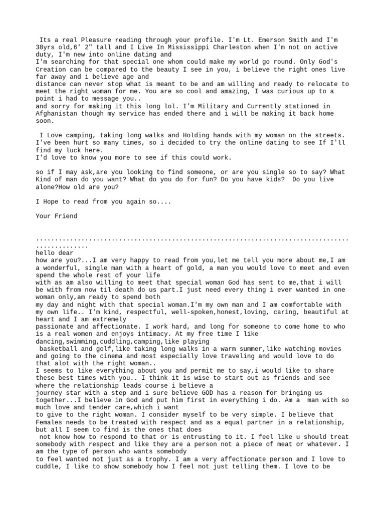 Military Love Format (True Teasing) | PDF | Wellness | Lifestyle