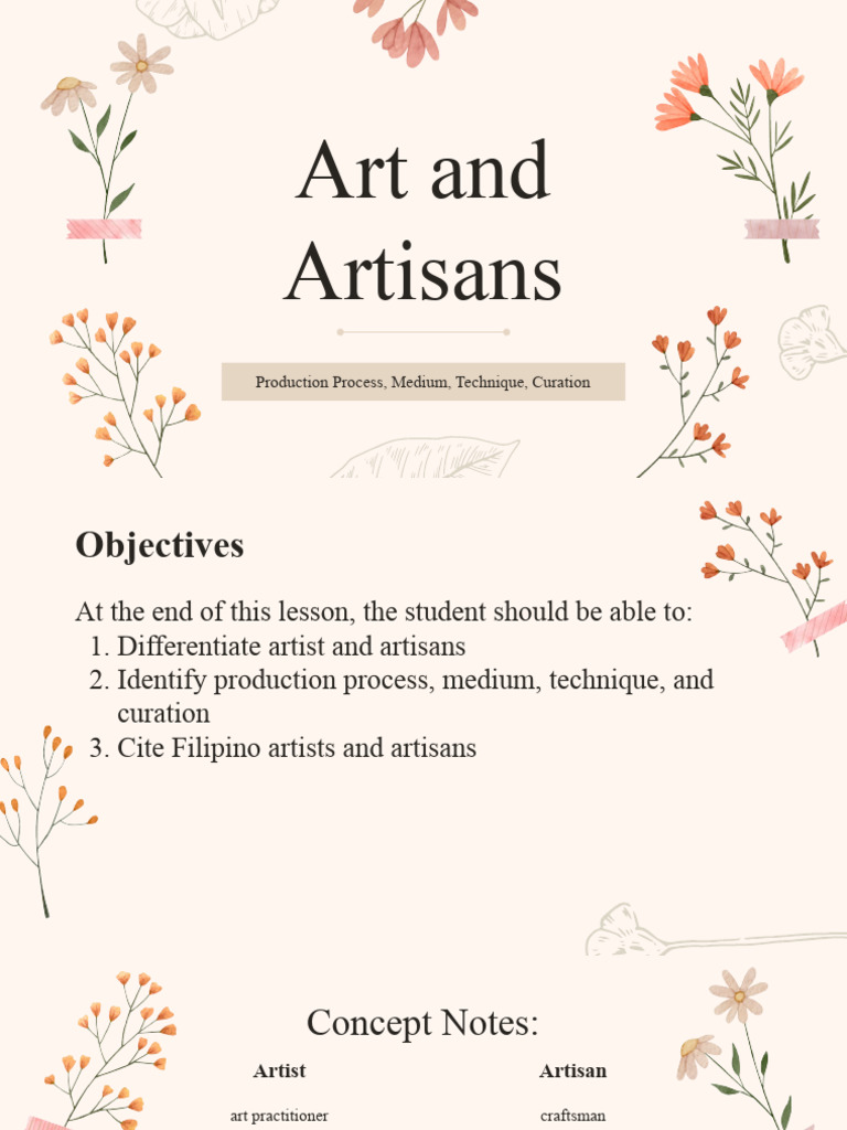 Module 3 - Art and Artisan | PDF | Paintings | Fine Art