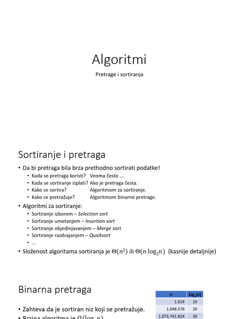 1 Algoritmi | PDF