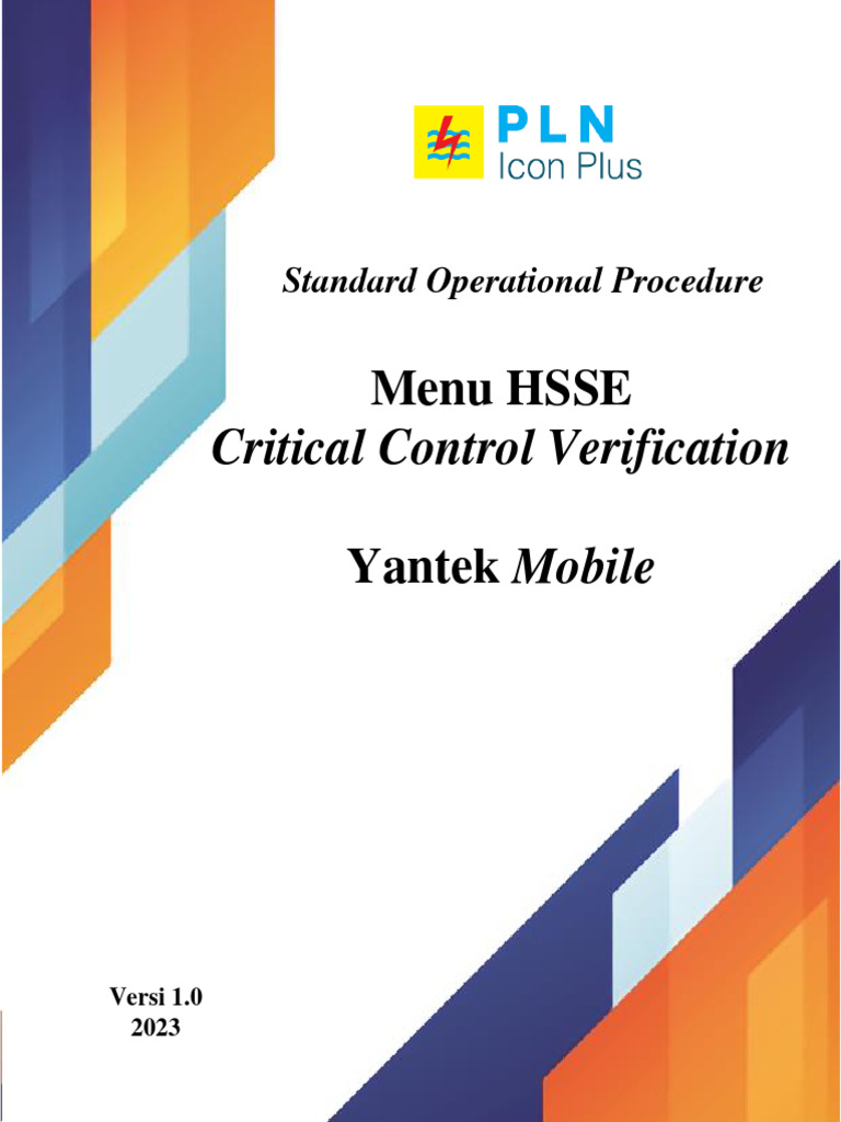 SOP Yantek Mobile Menu HSSE | PDF