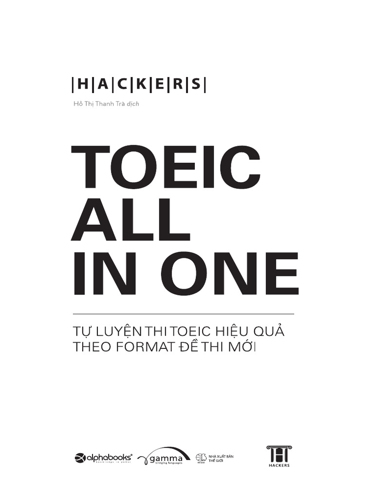 Toeic All in One - Doc Thu | PDF