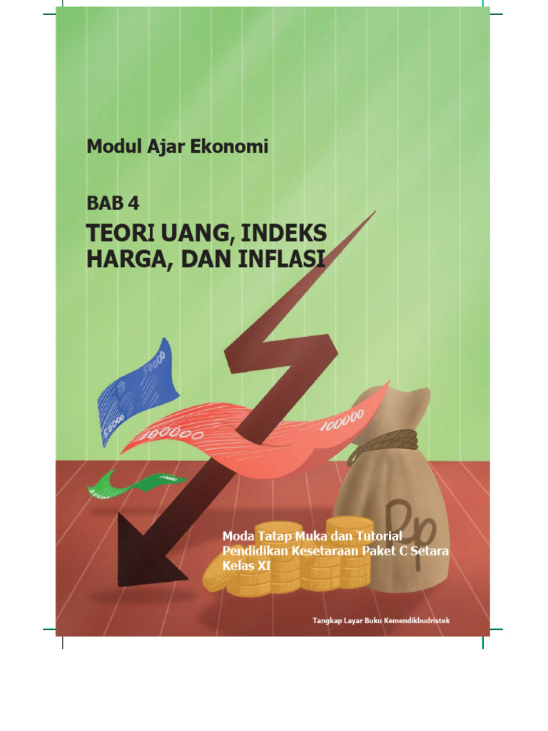 Modul Ajar Ekonomi - Modul Ajar Ekonomi - Teori Uang Indeks Harga Dan Inflasi - Fase F | PDF