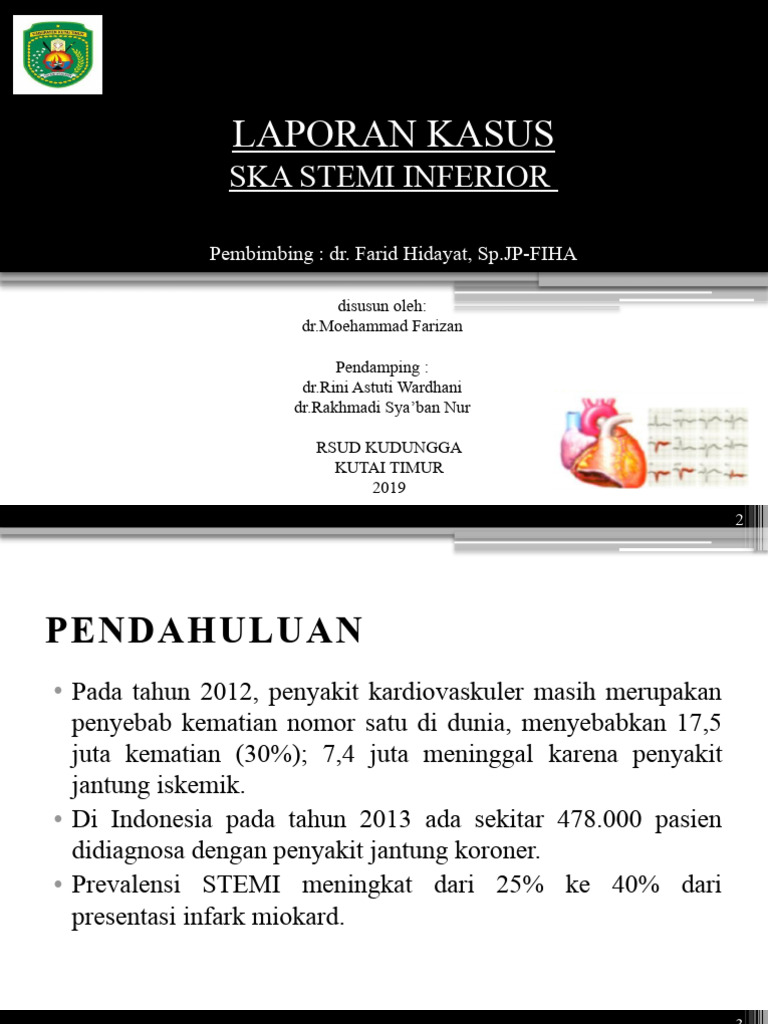 Laporan Kasus STEMI Inferior | PDF