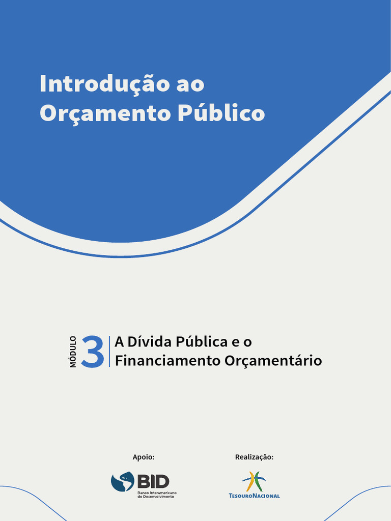 Modulo 3 - A Dívida Pública e o Financiamento Orçamentário | PDF ...